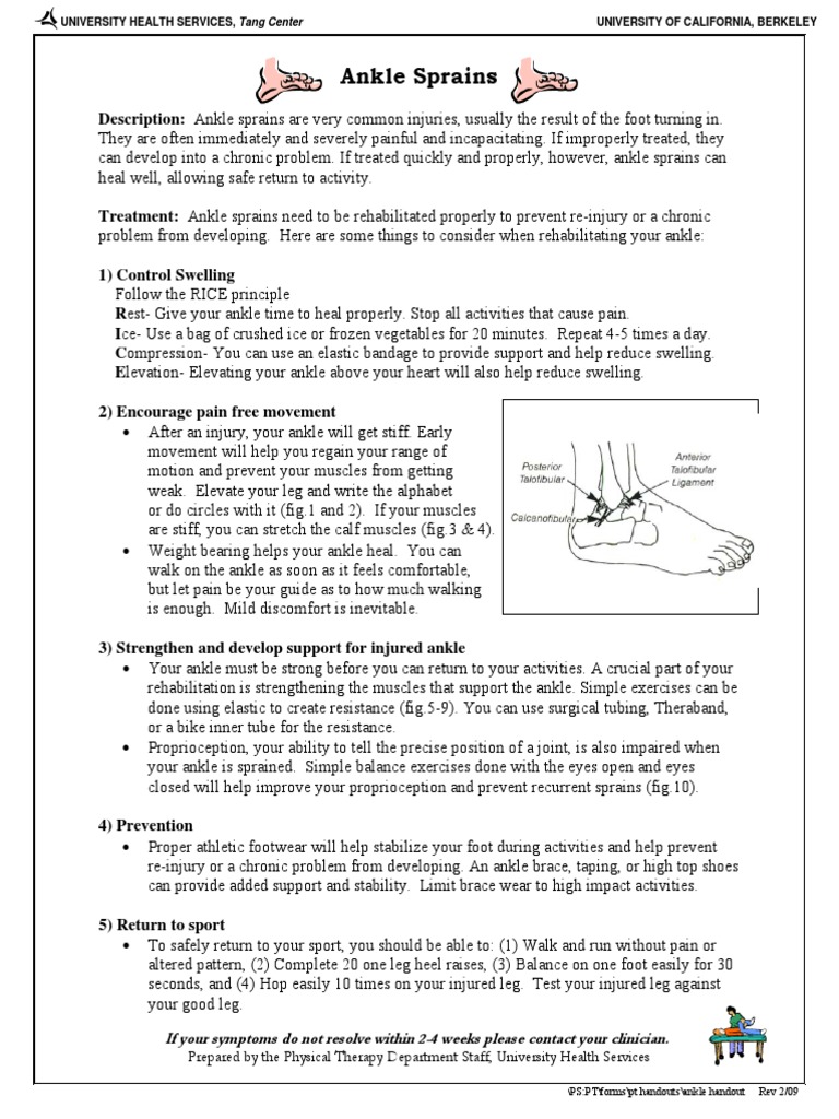 Ankle Sprains | PDF | Foot | Ankle