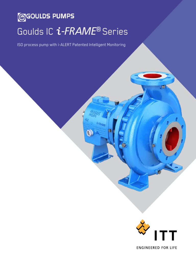 Goulds IC Pump Bulletin | Bearing (Mechanical) | Pump