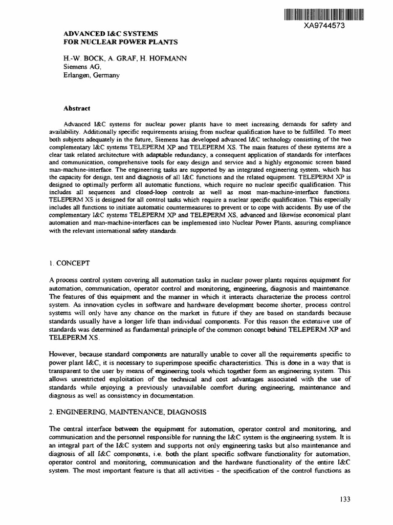 Teleperm XP y Teleperm XS - Comunicación | PDF | Automation | Control ...