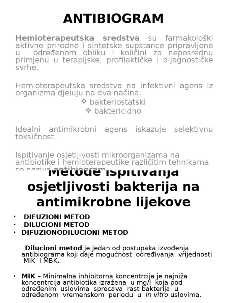 ANTIBIOGRAM | PDF