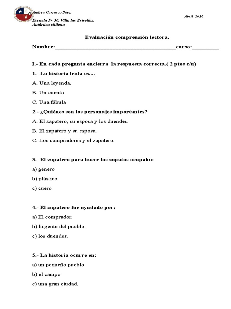 El Zapatero y Los Duendes | PDF | Libros para adolescentes | Ficción ...