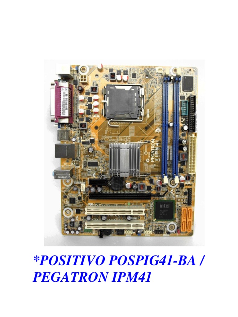 Tarjeta Madre Pegatron Ipm41 | PDF