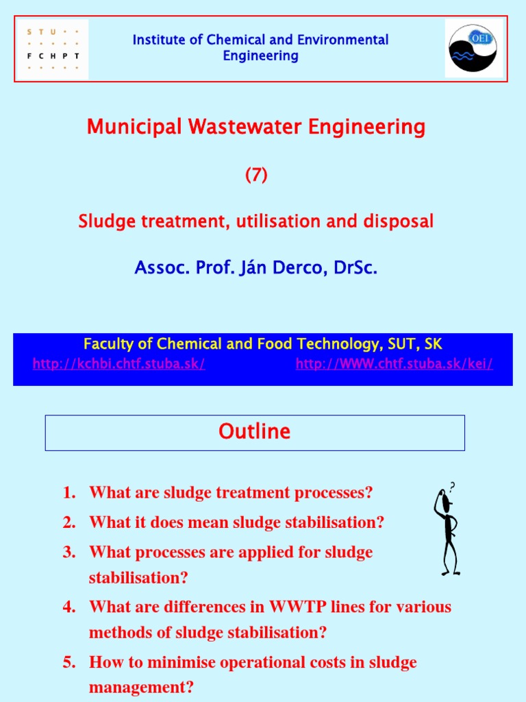 Sludge Treatment, Utilisation and Disposal | PDF | Sewage Treatment ...