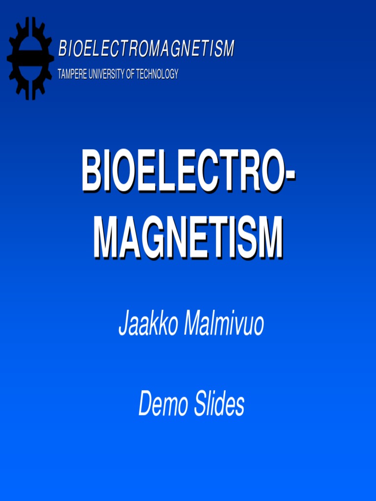 BIOELECTROMAGNETISM | PDF | Action Potential | Motor Neuron