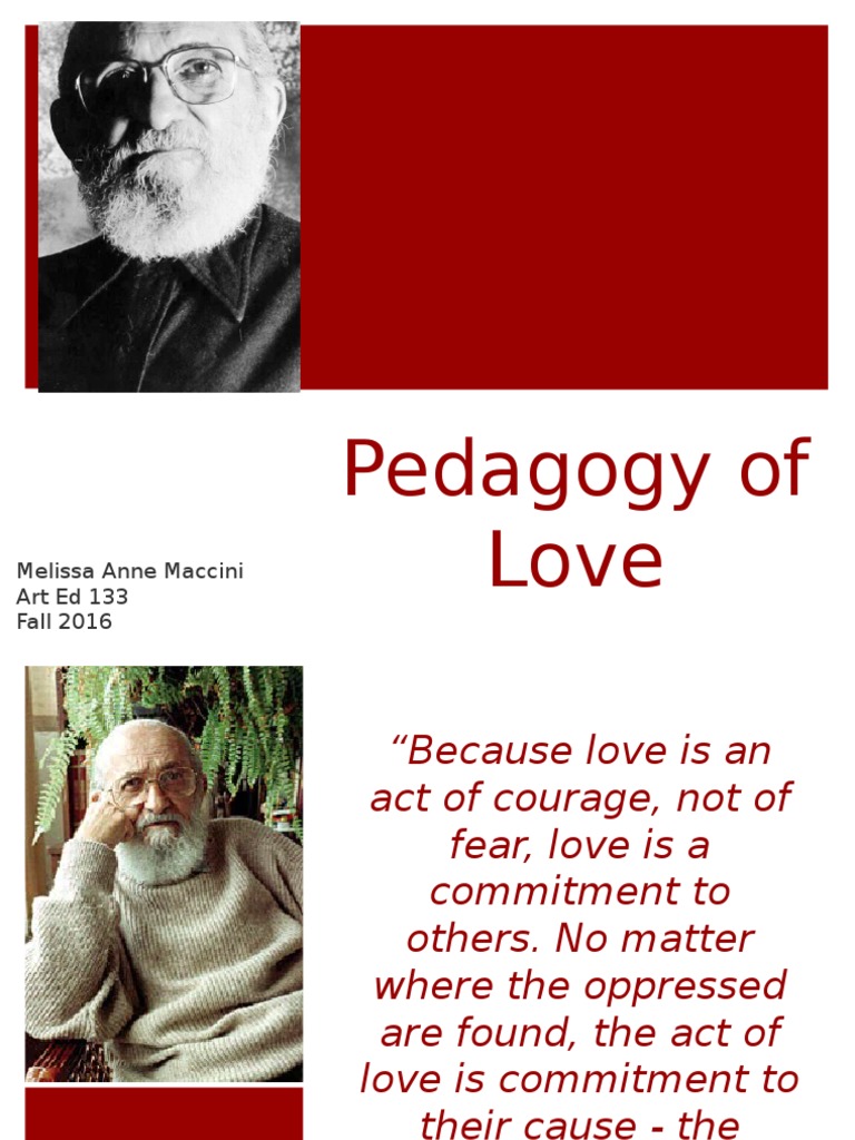 Art 130 - Exploring Theory - Pedagogy of Love | PDF | Educational ...