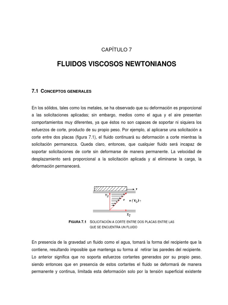 Fluidos Newtonianos | PDF | Viscosidad | Fluido