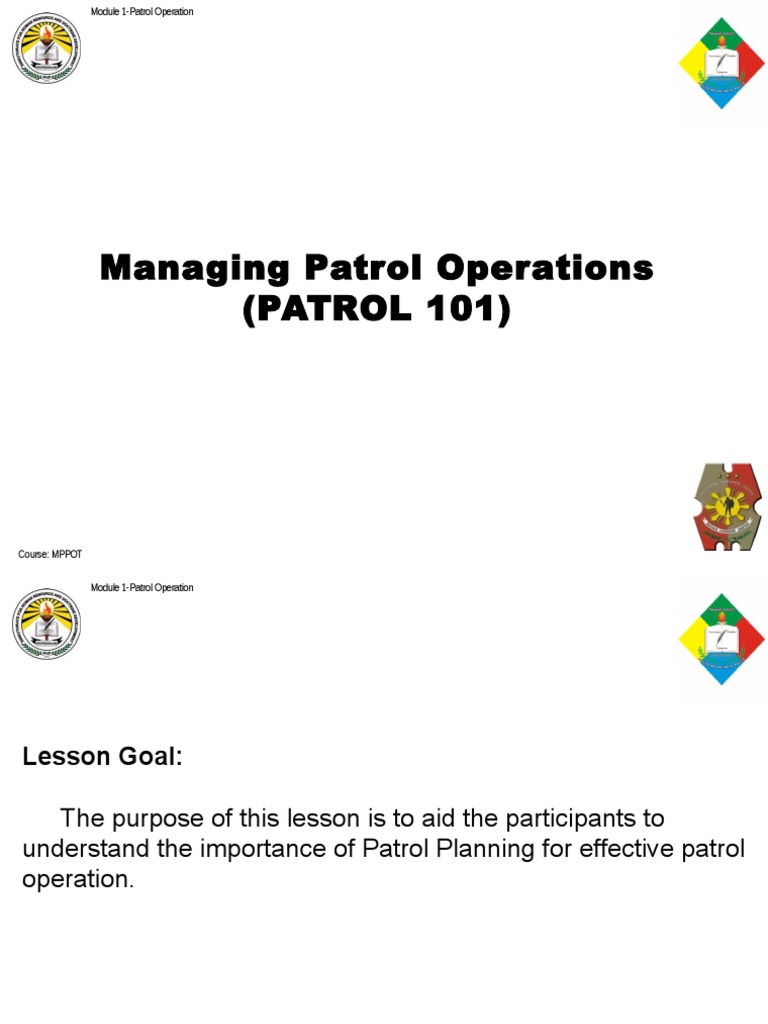 Patrol 101 | PDF | Patrol | Police