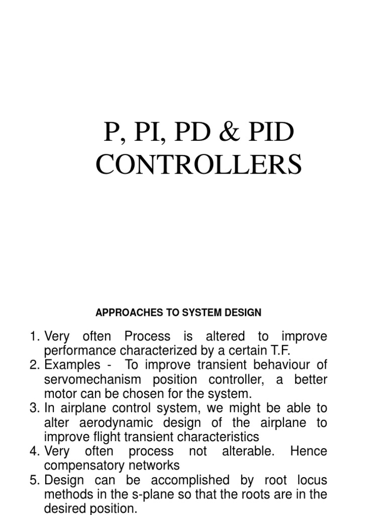 An Overview of PID Controllers and their Application in Process Control Systems | PDF | Control ...