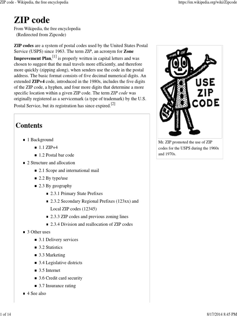 ZIP Code - Information | Zip Code | United States Postal Service