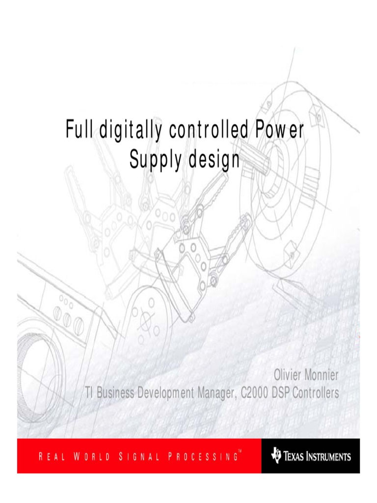 Full Digitally Controlled Power Supply Design | PDF | Digital Signal ...