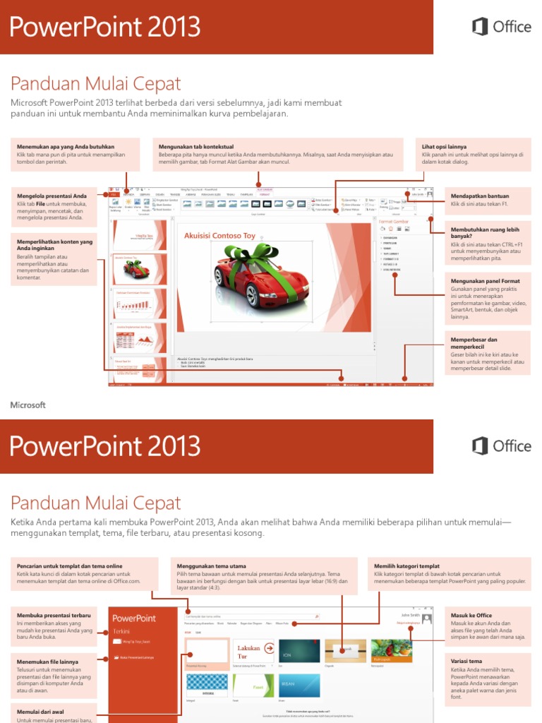 Tutorial Power Point 2013 | PDF