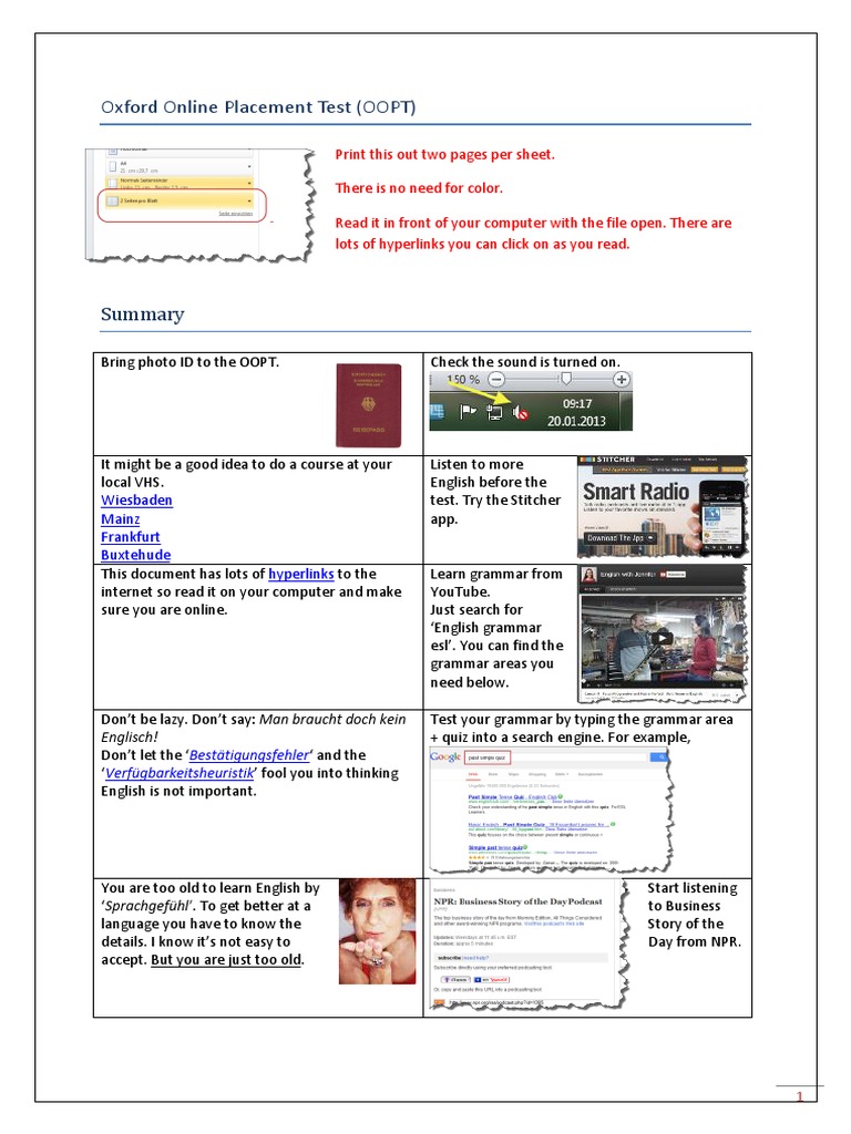 Guide To The OOPT PDF | PDF | Verb | Linguistic Morphology