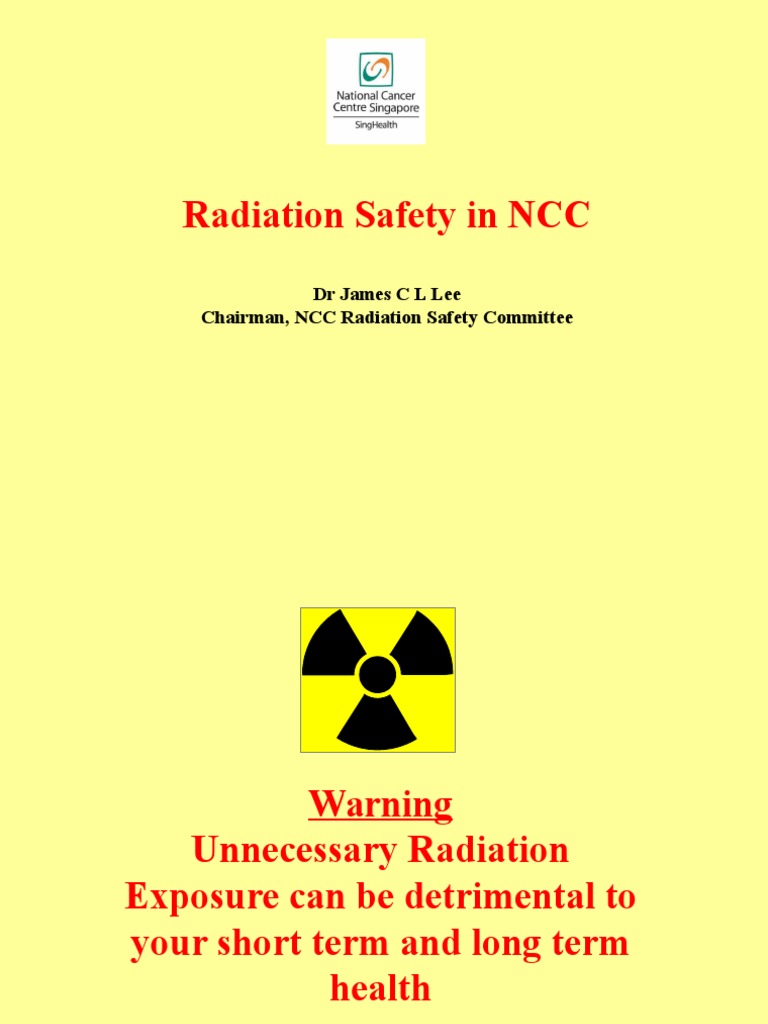 NCC Radiation Safety Guidelines | PDF