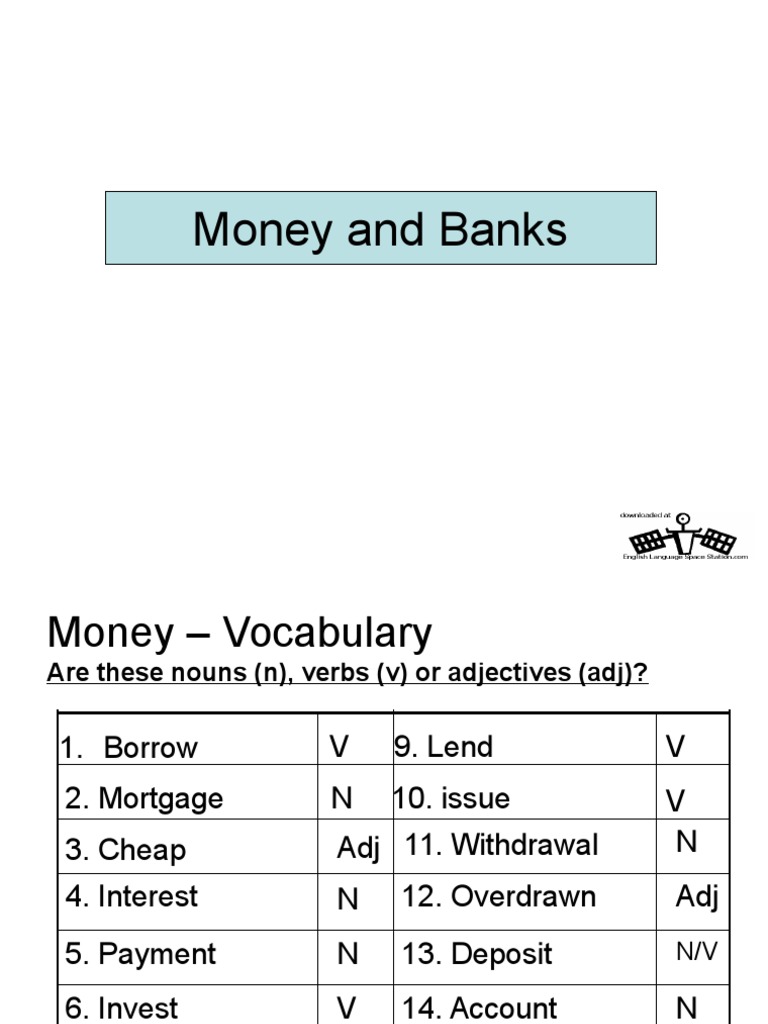 Understanding Money and Banking Terms | PDF | Overdraft | Banks