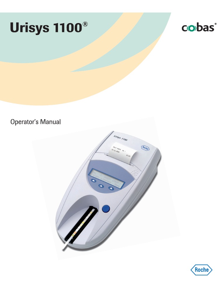 Roche Urisys Operating Manual | PDF