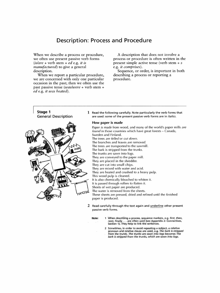 Description, Process and Procedure | PDF