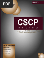 CSCP - Study Material - 5 Books - Contents | PDF | Supply Chain ...