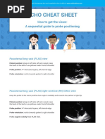Ultrasound Measurement Cheat Sheet | PDF | Vein | Heart