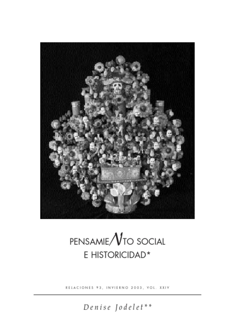 Denise Jodelet Representaciones Sociales PDF | PDF | Sicología ...