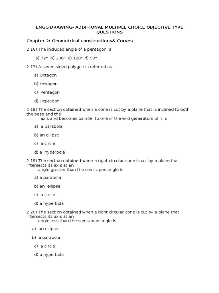 Geometric Concepts and Orthographic Projections: A Comprehensive ...
