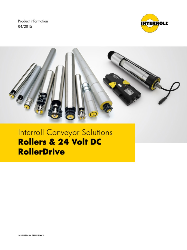 Interroll Rollers RollerDrive | PDF | Transmission (Mechanics) | Gear