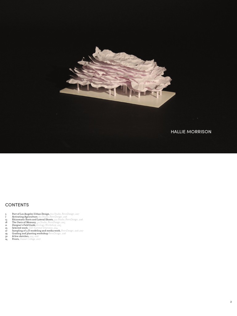 Hallie Morrison Portfolio 2017 | PDF | Aquifer | Soil