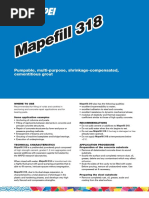 Mapegrout ME05 Technical Data Sheet | PDF | Concrete | Deep Foundation