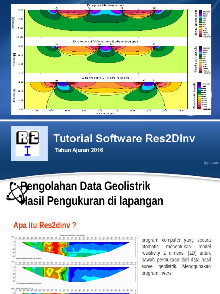 Analisis Resistivitas Tanah Menggunakan Program Res2DInv | PDF