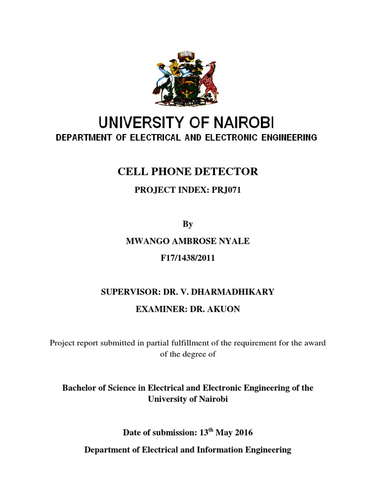 Cell Phone Detector | PDF | Amplifier | Operational Amplifier