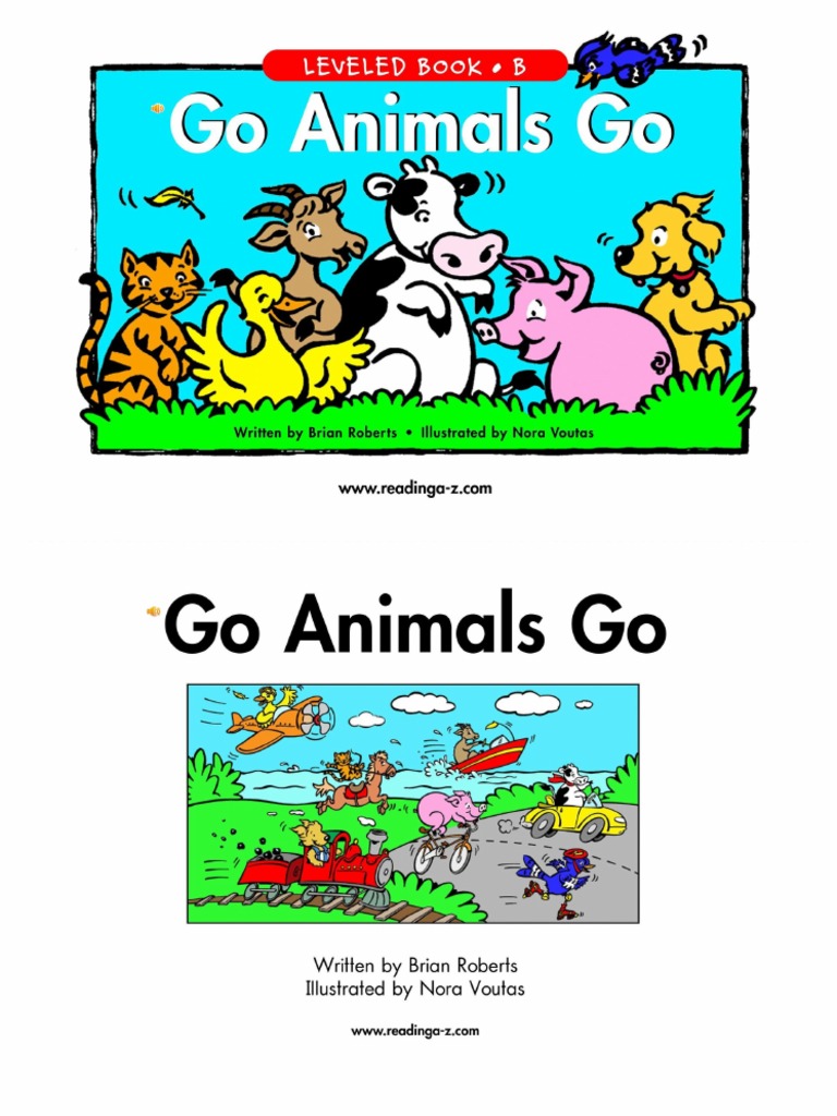 Go Animals Go | PDF