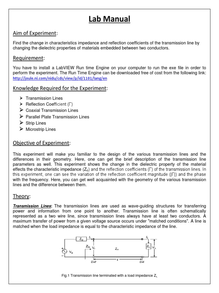 Lab Manual: Aim of Experiment | PDF