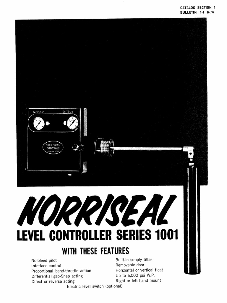 Norriseal PDF | PDF | Valve | Lever
