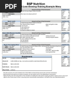 Redline Challenge Meal Plan Guide | PDF