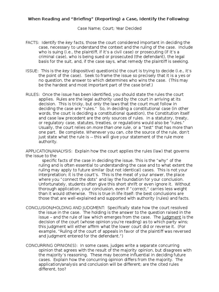 Briefing Cases - FIRAC-2 | Lawsuit | Judgment (Law)