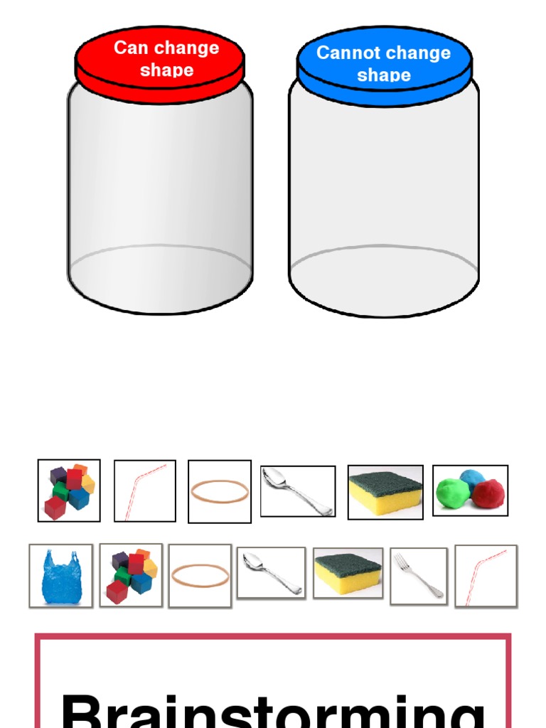 Can Change Shape Cannot Change Shape | PDF | Plastic | Amorphous Solid
