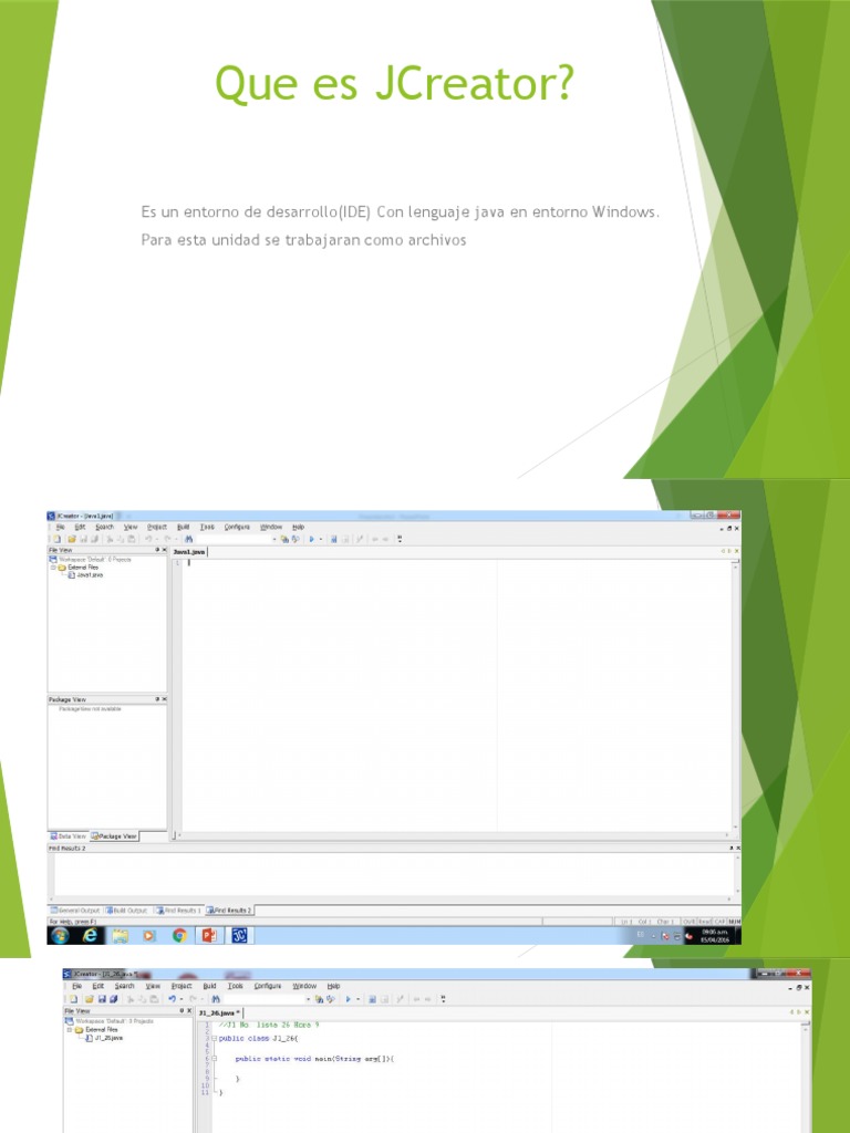 Que Es JCreator | PDF | Java (lenguaje de programación) | Entorno de desarrollo integrado