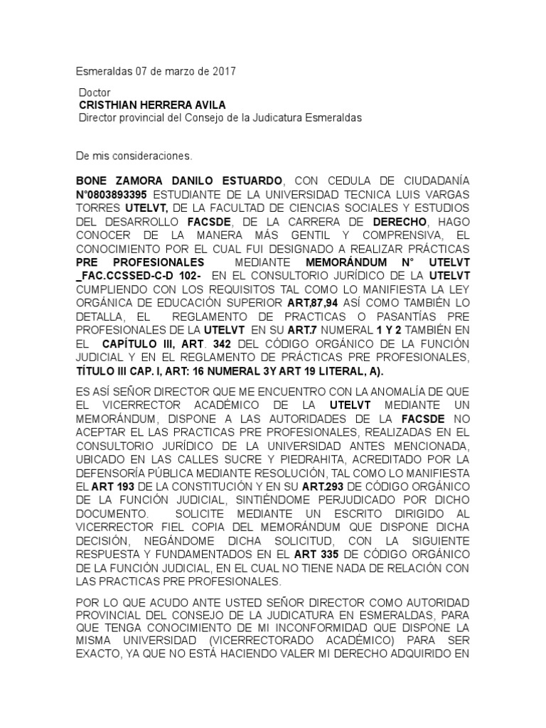Oficio Al Consejo de La Judicatura | Juez | Virtud Oficio Al Consejo de La Judicatura | Juez | Virtud