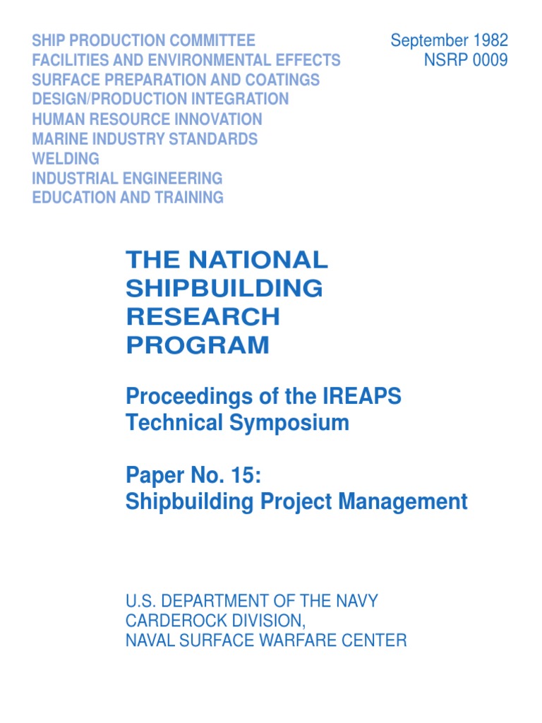 CPM in Shipbuilding | PDF | Project Management | Shipbuilding