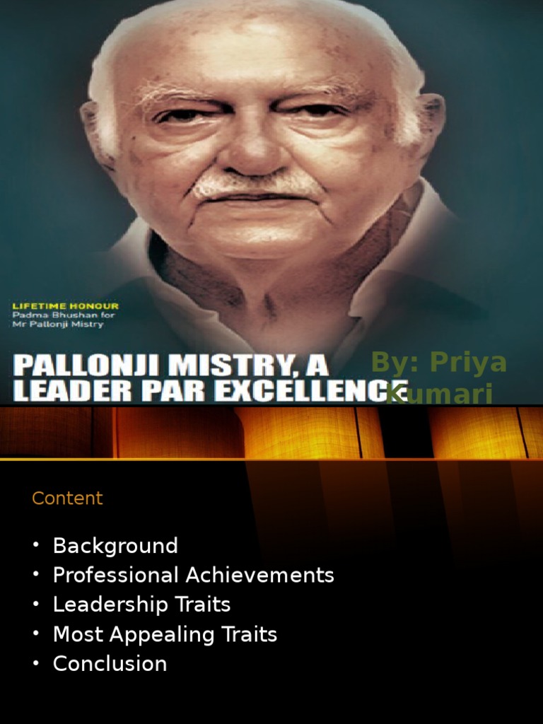 Pallonji Shapoorji Mistry | PDF | Economy Of India | Business