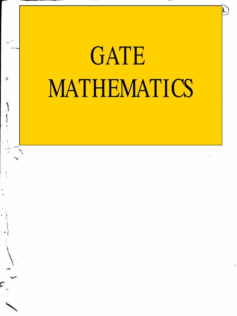 GATE Mathematics Notes Access | PDF