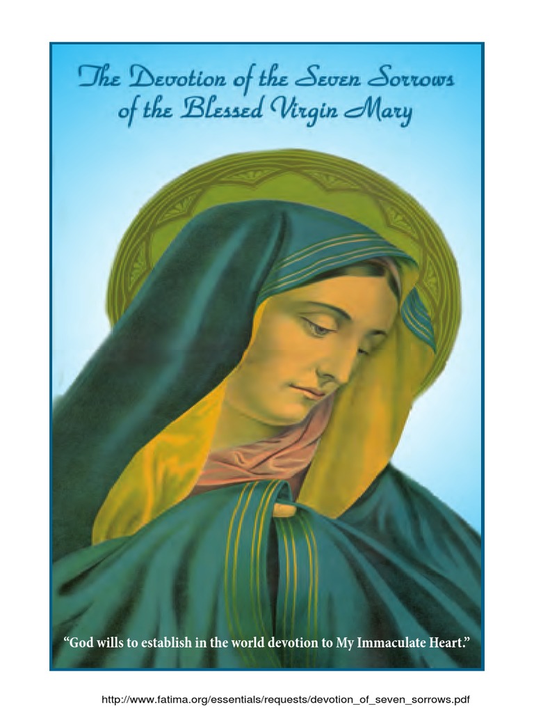 Devotion of Seven Sorrows of Mary | PDF | Our Lady Of Fátima | Mary ...