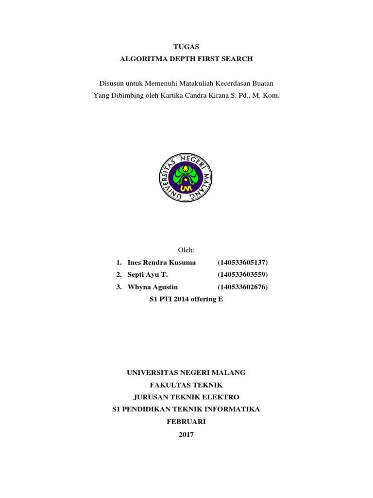 Laporan Dfs Wordsearch Pdf String Computer Science Algorithms 