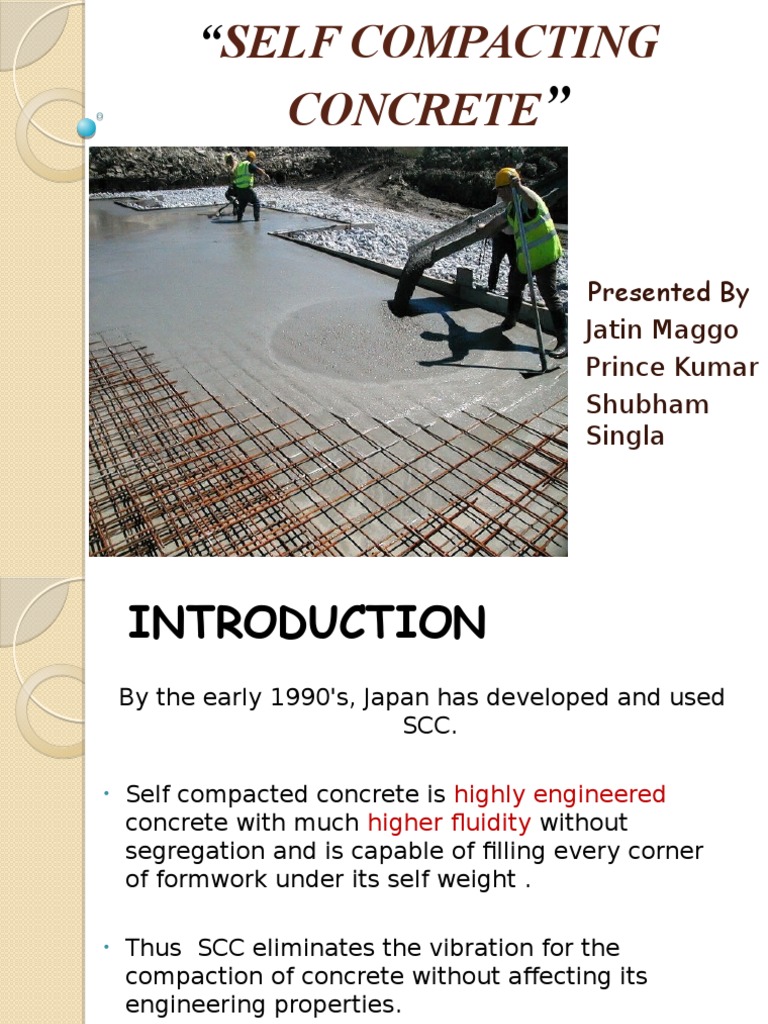 Self Compacting Concrete | Download Free PDF | Concrete | Manmade Materials