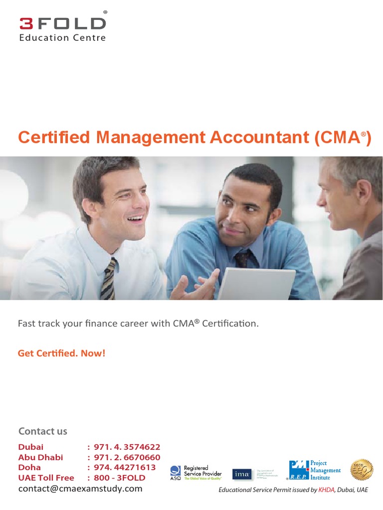CMA Certification Preparation | PDF