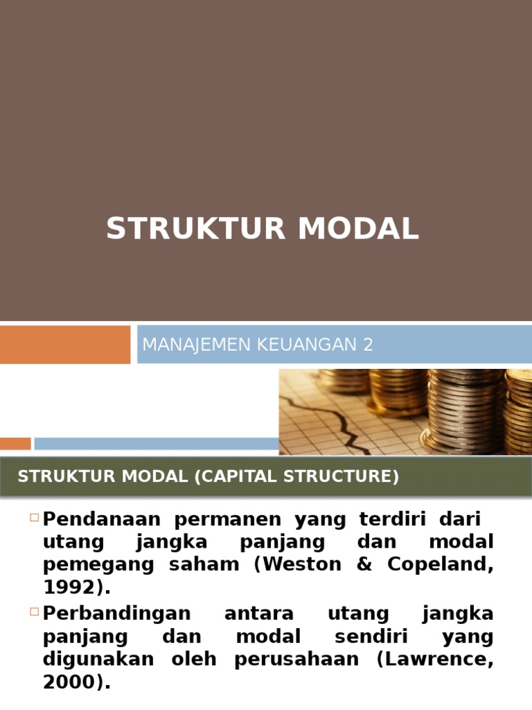Struktur Modal | PDF