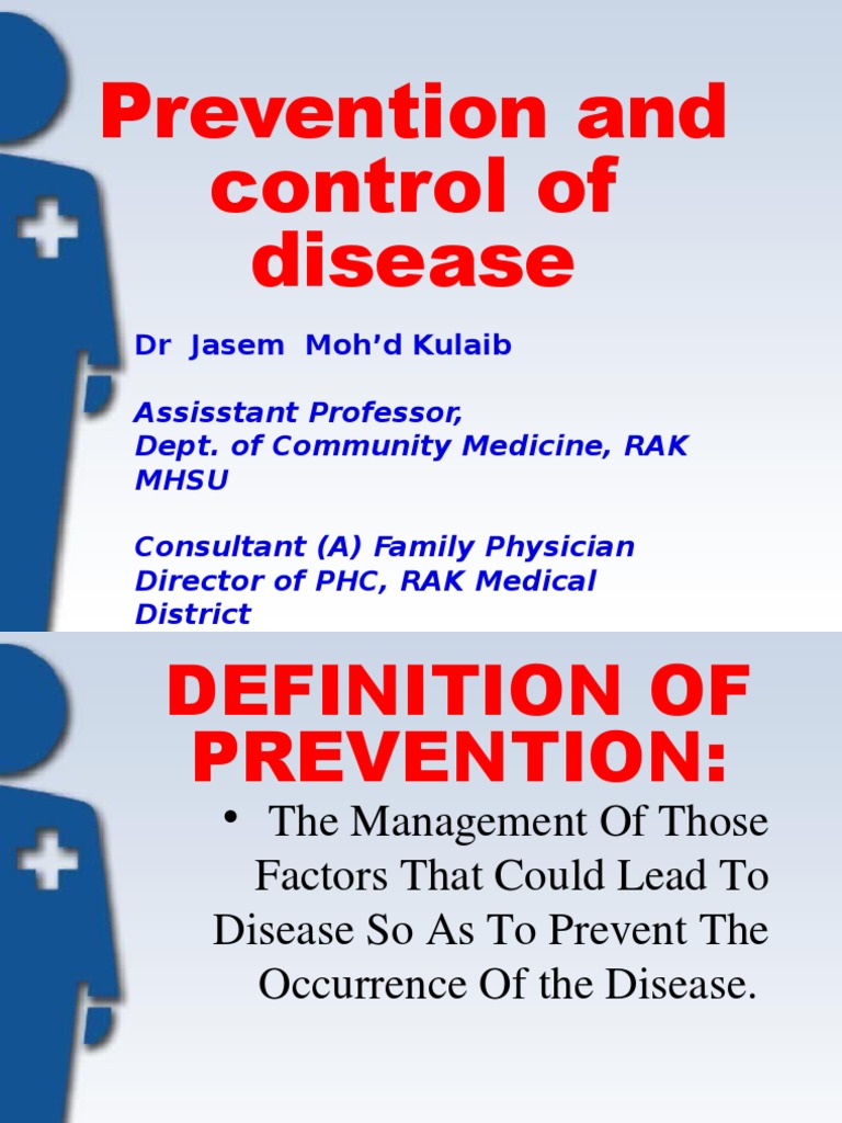 Disease Prevention and Control Overview | PDF | Preventive Healthcare ...