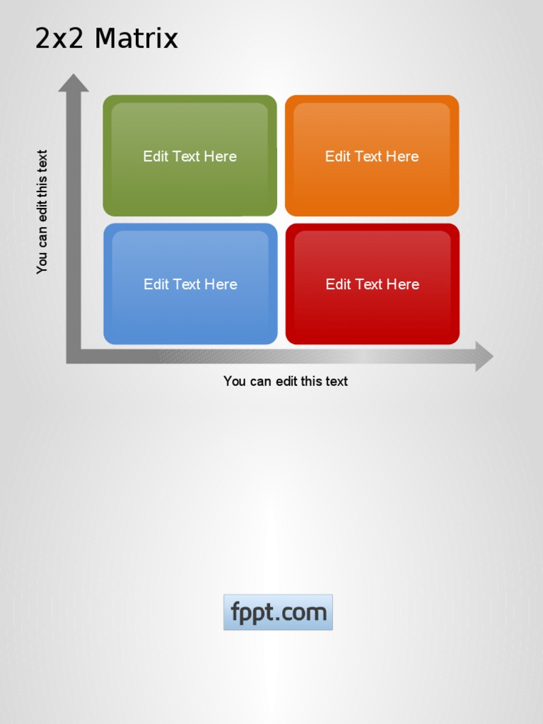 2980 2x2 Matrix Template | PDF