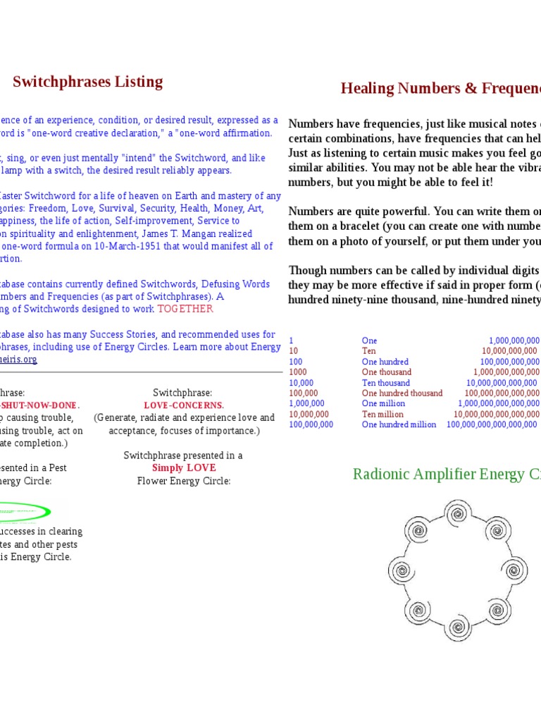 Radionic Amplifier Energy Circles | PDF | Biology | Nature