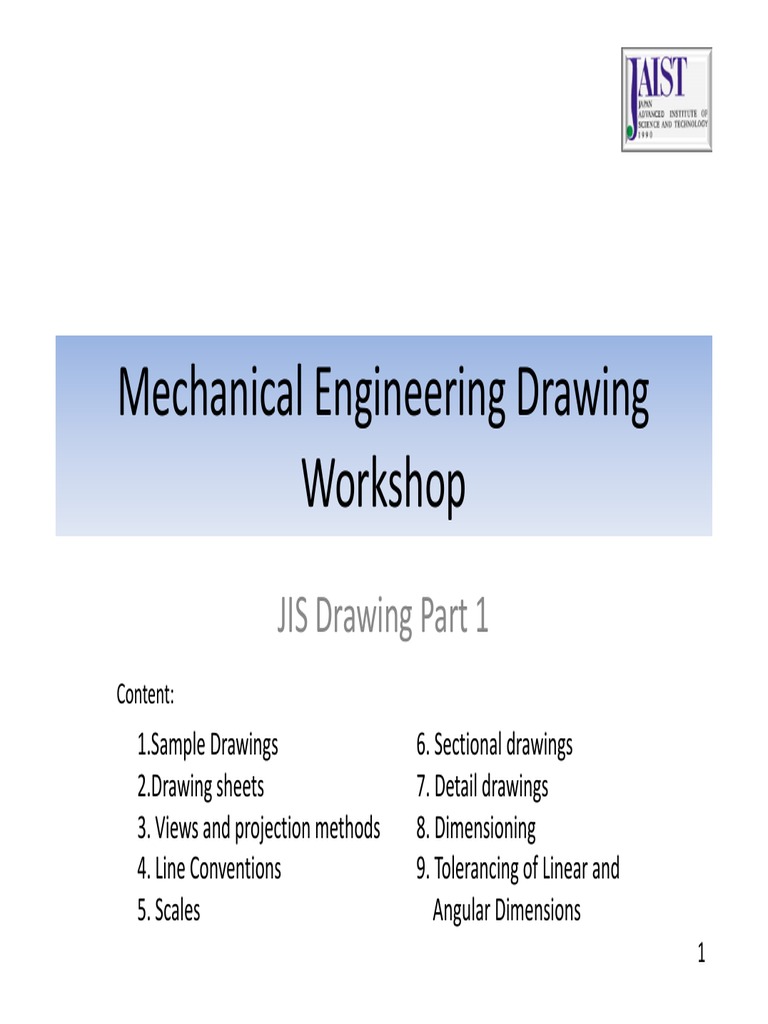 Mechanical Engineering Drawing Workshop | PDF | Engineering Tolerance | Metalworking