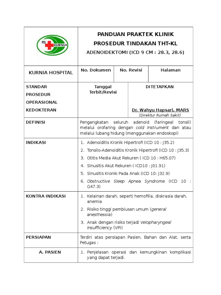 Panduan Praktek Klinik THT | PDF
